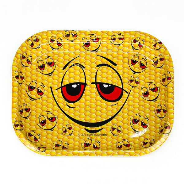 Honeycomb Smiles Rolling Tray – Keepin It Glassy Store