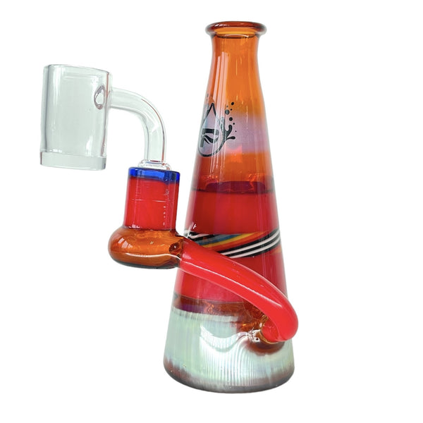 Pulsar 6" Rainbow Pyramid Rig – Keepin It Glassy Store