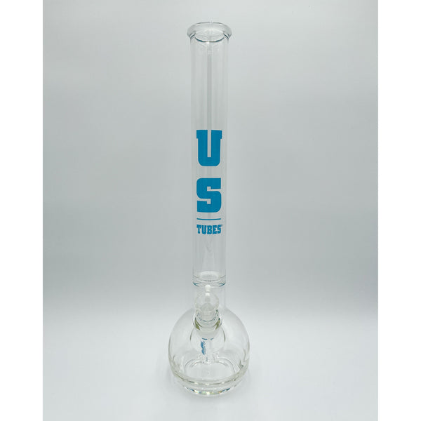 US Tubes 20" Clear Round Bottom Beaker w/ Blue Logo – Keepin It Glassy ...