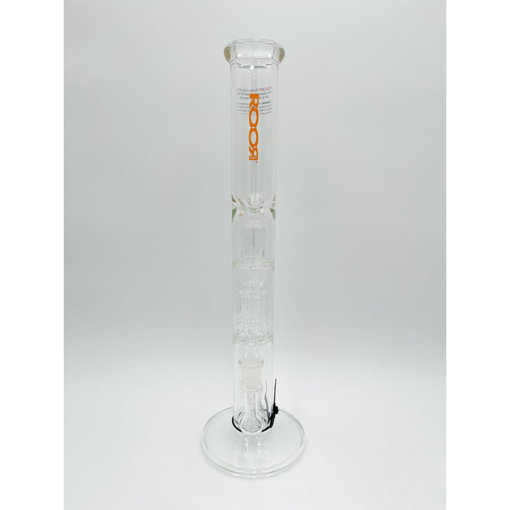 RooR Tech 18" Clear Hybrid Straight Tube w/ Orange Logo – Keepin It ...
